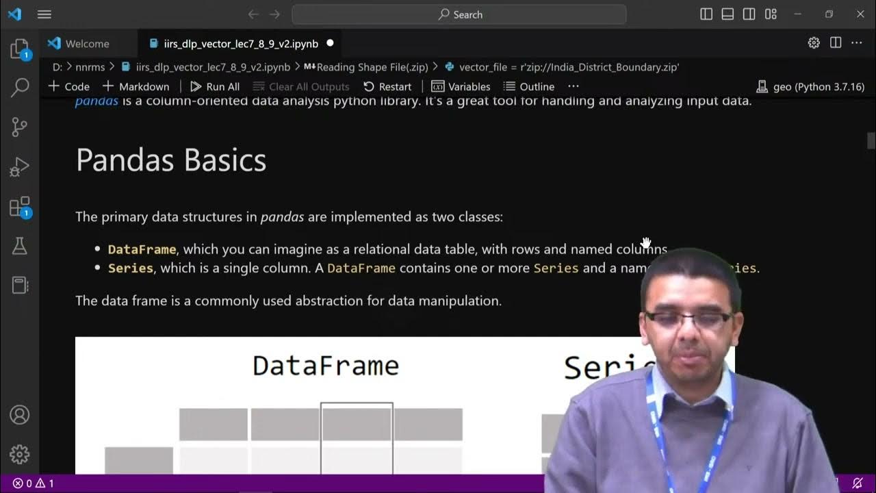 Reading and Writing Vector data using GeoPandas by Shri Ravi Bhandari - YouTube