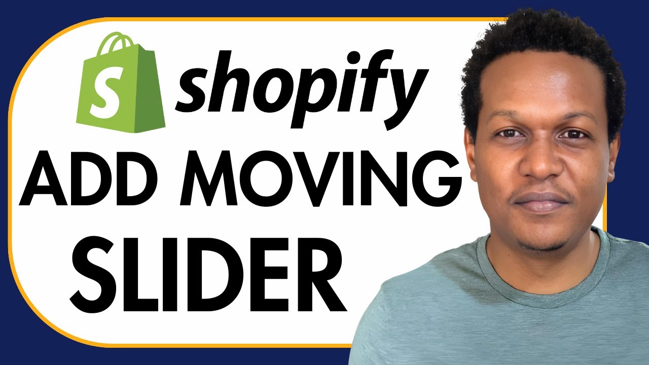 HOW TO ADD MOVING FEATURED PRODUCT SLIDER TO YOUR SHOPIFY STORE - YouTube