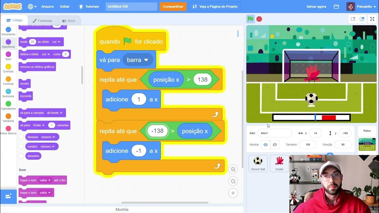 Criando um Jogo de Futebol mais difícil no Scratch - YouTube