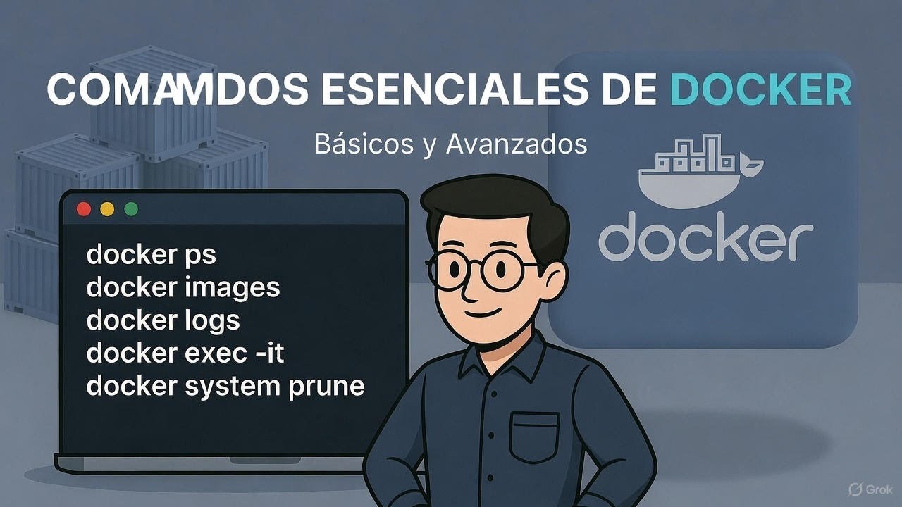 Primeros Comandos de Docker que Todo Junior Debe Conocer - YouTube