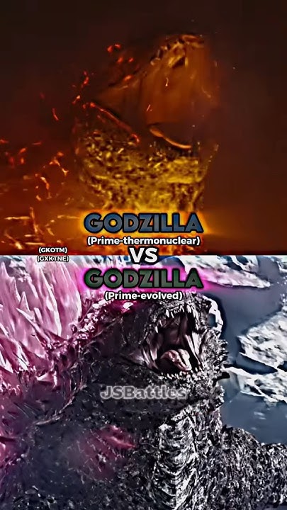 Godzilla (evolved) vs Godzilla (thermonuclear) - YouTube