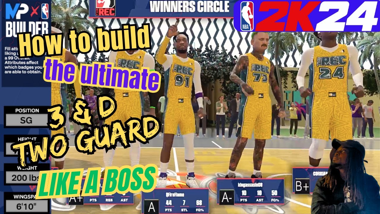 CREATED THIS 3 & D TWO GUARD THAT MAKES PLAYS ON BOTH SIDES OF THE BALL LIKE A BOSS - NBA 2K24 ...