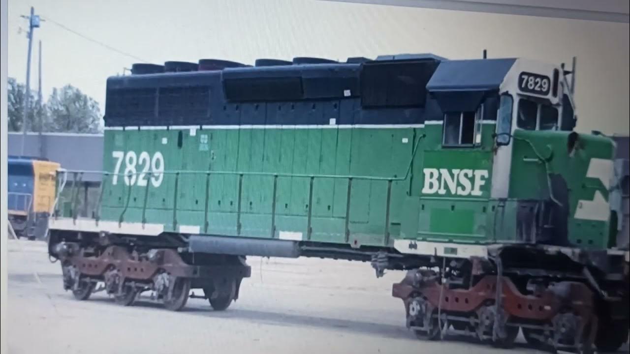 R.I.P Burlington Northern Santa Fe SD40-2 #7829 (version 2) (official video) - YouTube