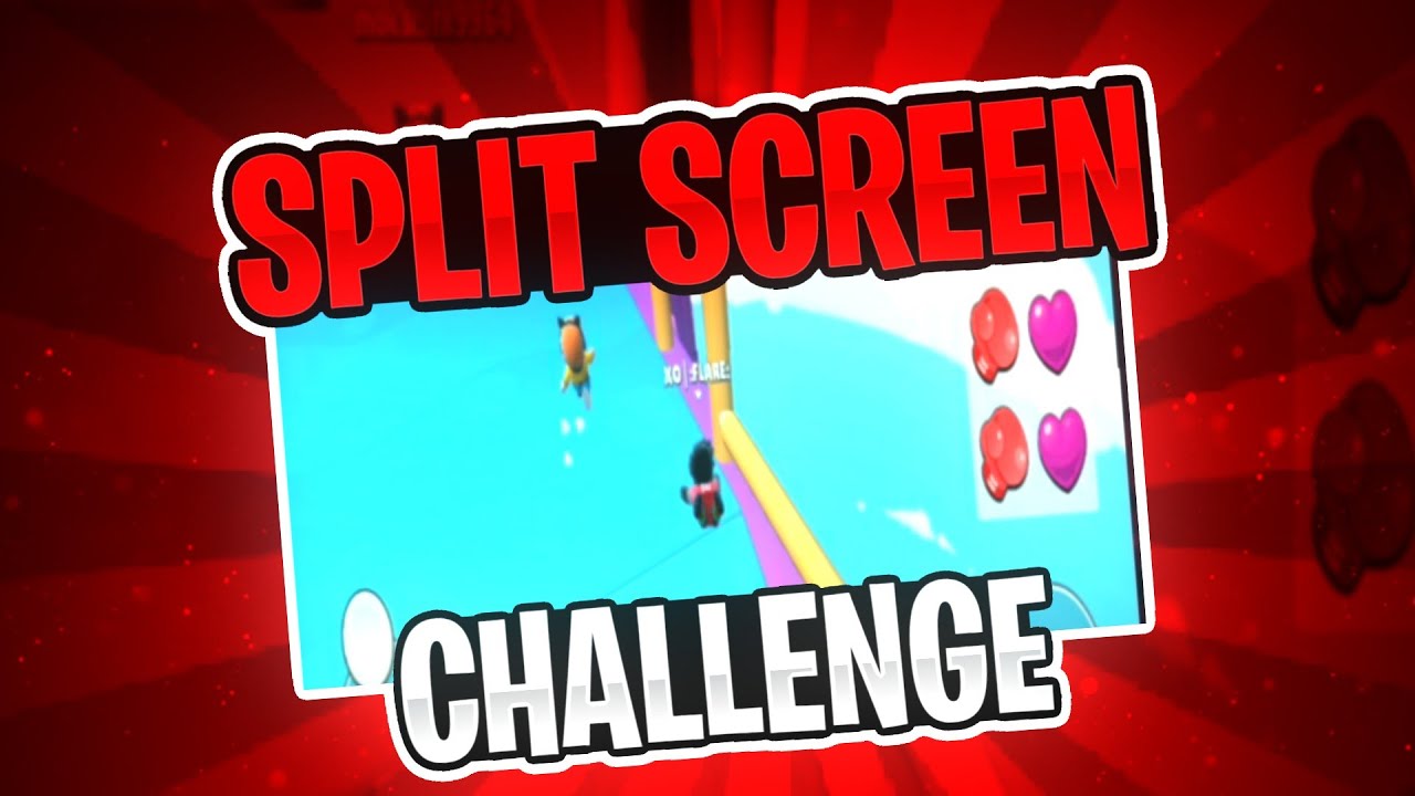 Stumble Guys Split Screen Challenge|Very Tough|😳😳 - YouTube