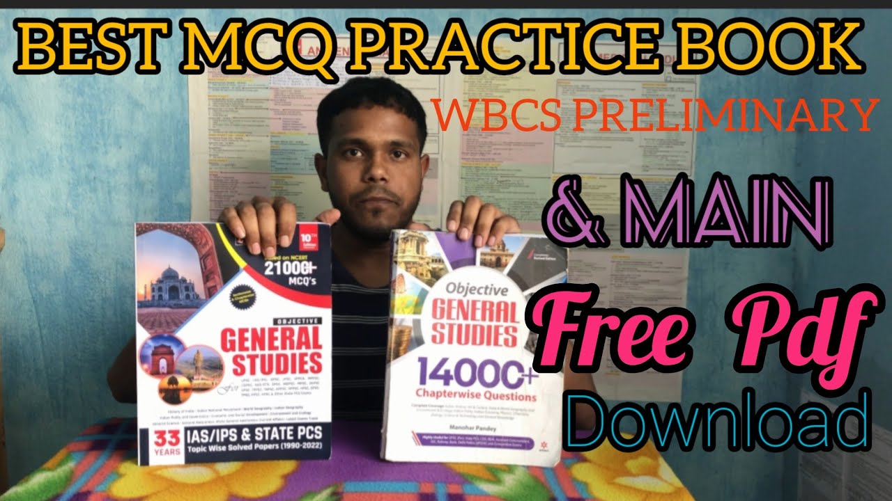 Best Book of MCQ Practice for WBCS Prelims & Main|Best MCQ Practice ...