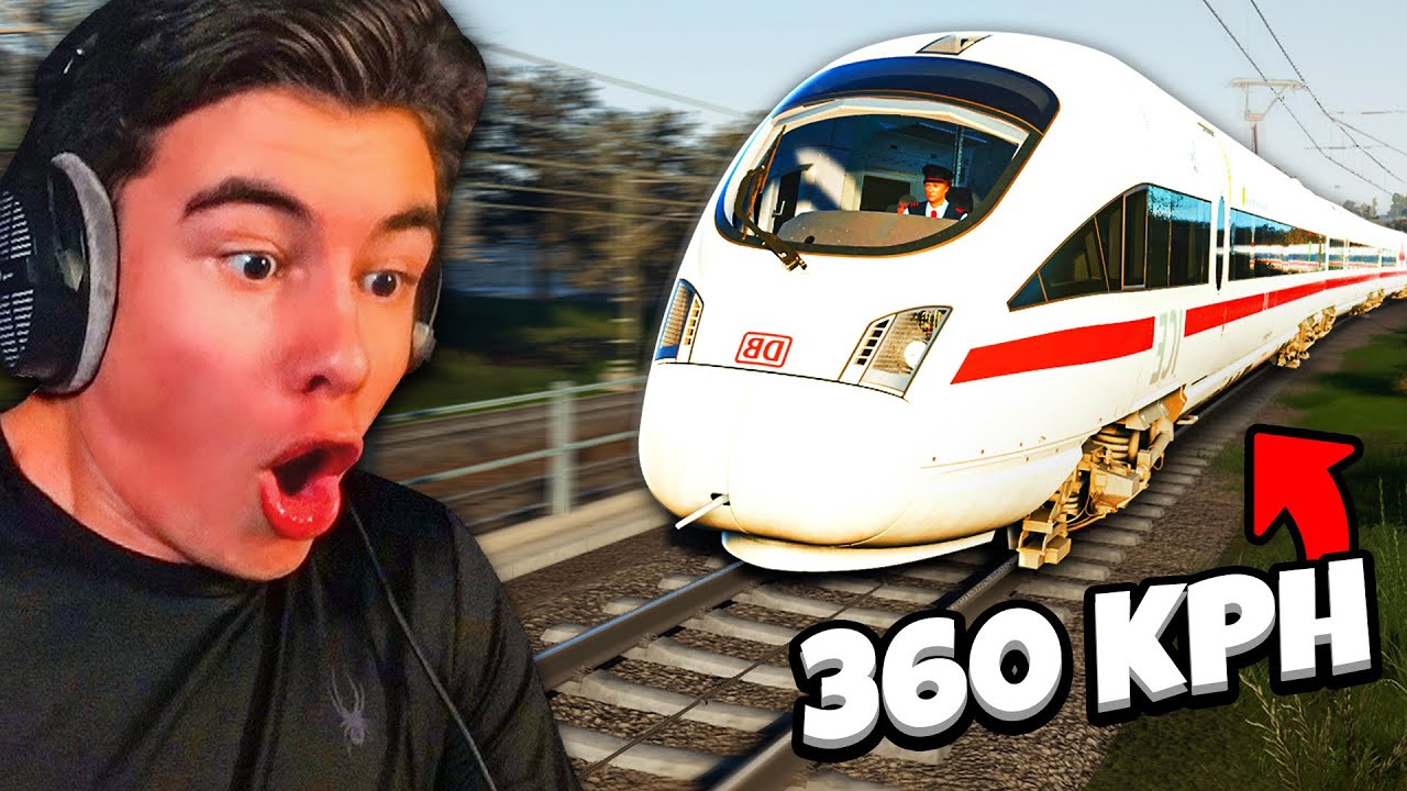 De Snelste Trein in Train Sim 5 besturen !! (360kph...) - YouTube