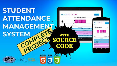 Student Attendance Management System-Complete FULL STACK WEB DEVELOPMENT Project Tutorial-Using ...