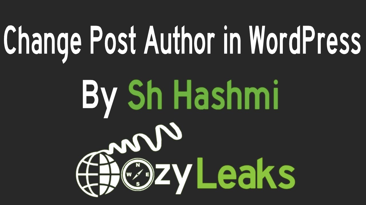 How To Change Post Author In WordPress YouTube how-to-change-post-author-in-wordpress-youtube