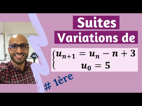 Suites - Sens de variations