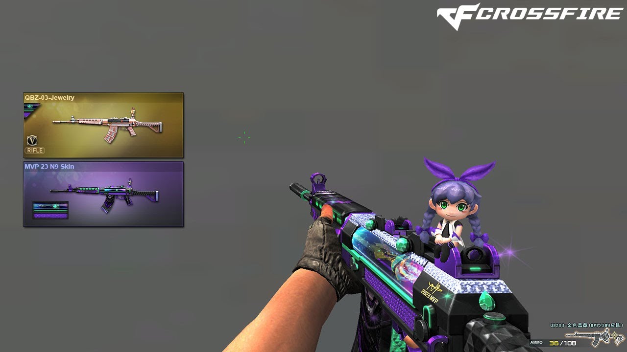CF Preview | QBZ-03-Jewelry MVP 23 N9 (VVIP Skin) - YouTube