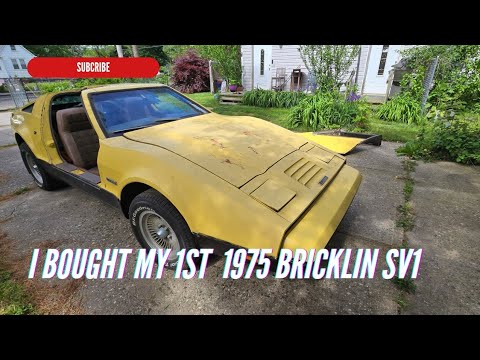1975 Bricklin SV1 restoration project car only 13000 miles! vin # 2442 ...