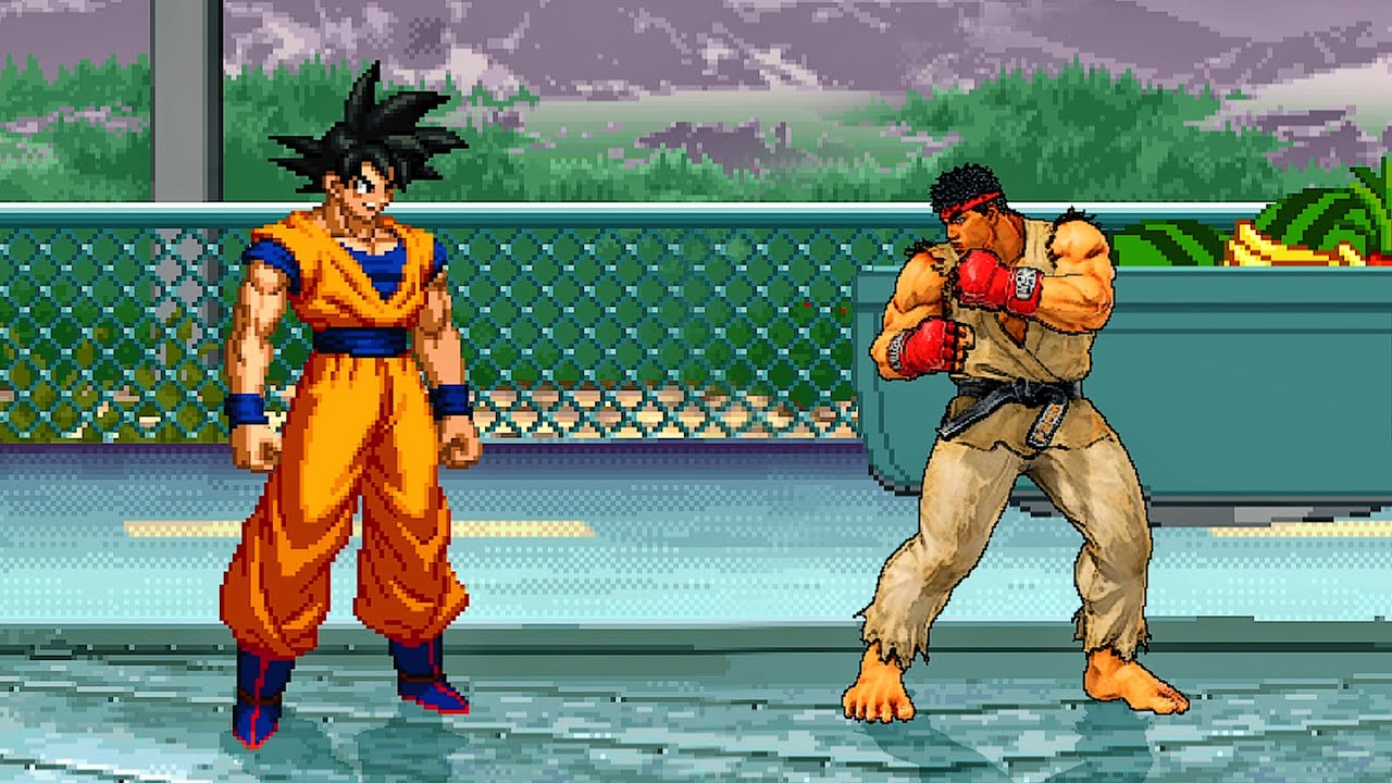 Goku Vs. Ryu SF5 3D - Martial Arts Mastery - YouTube