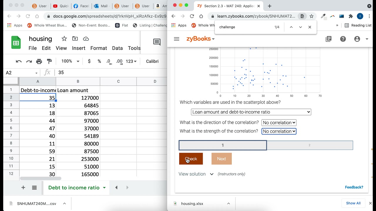 MAT 240 Challenge 2 3 1 part one - YouTube
