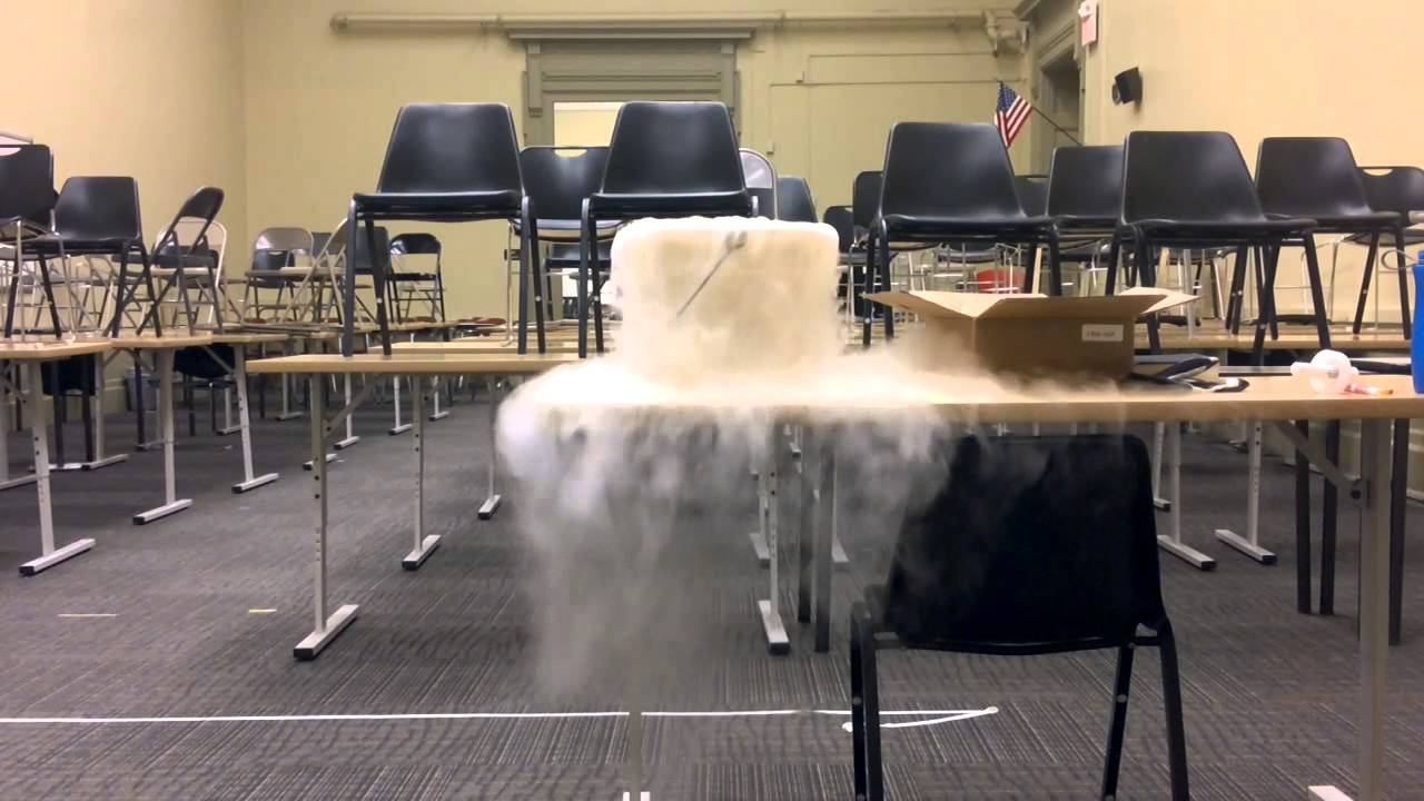 Experimenting with Dry Ice for Theatre - YouTube