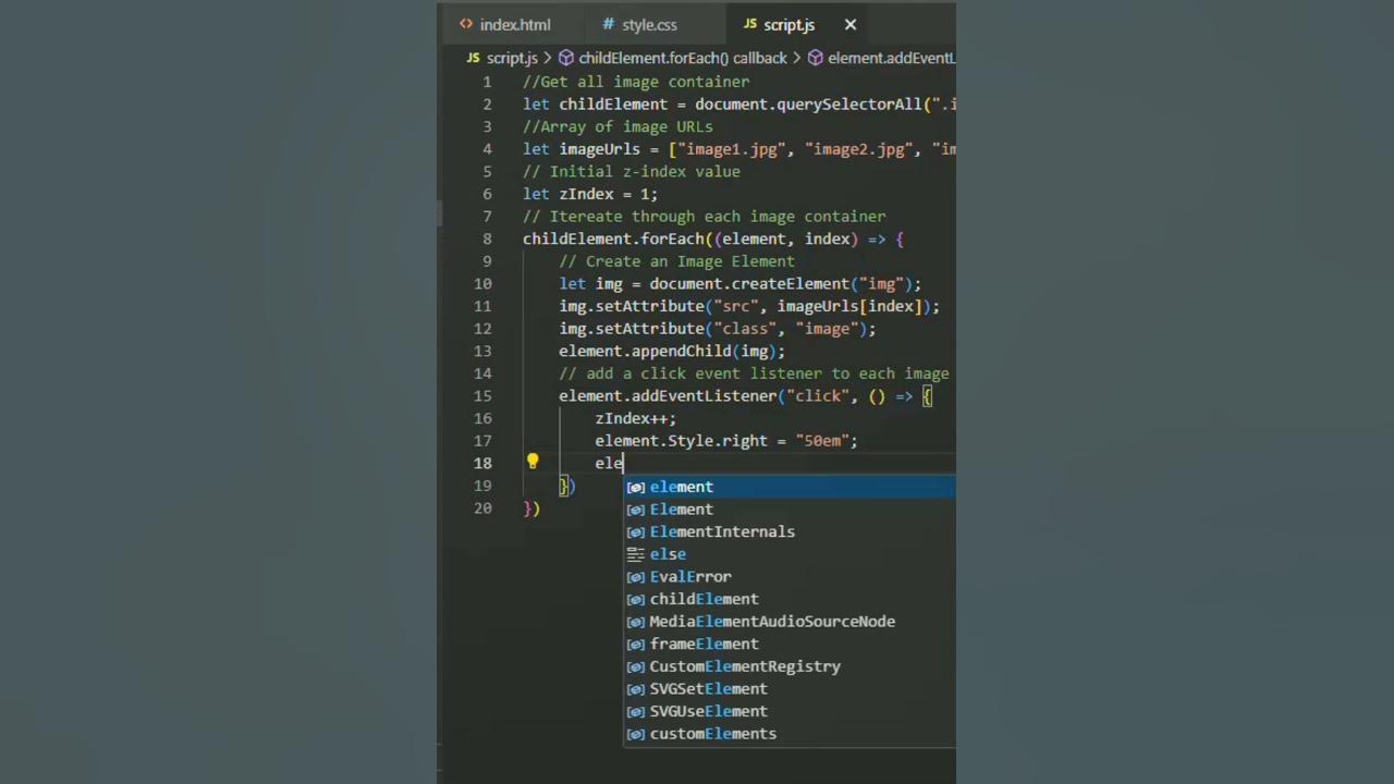 Stacked Photo Carousel | HTML, CSS & JavaScript #webdevelopment #coding #code #htmlcssjavascript ...