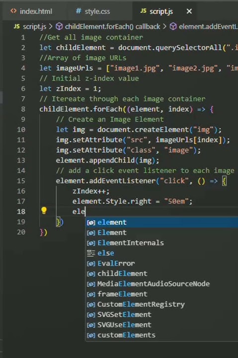 Stacked Photo Carousel Html Css And Javascript Webdevelopment Coding