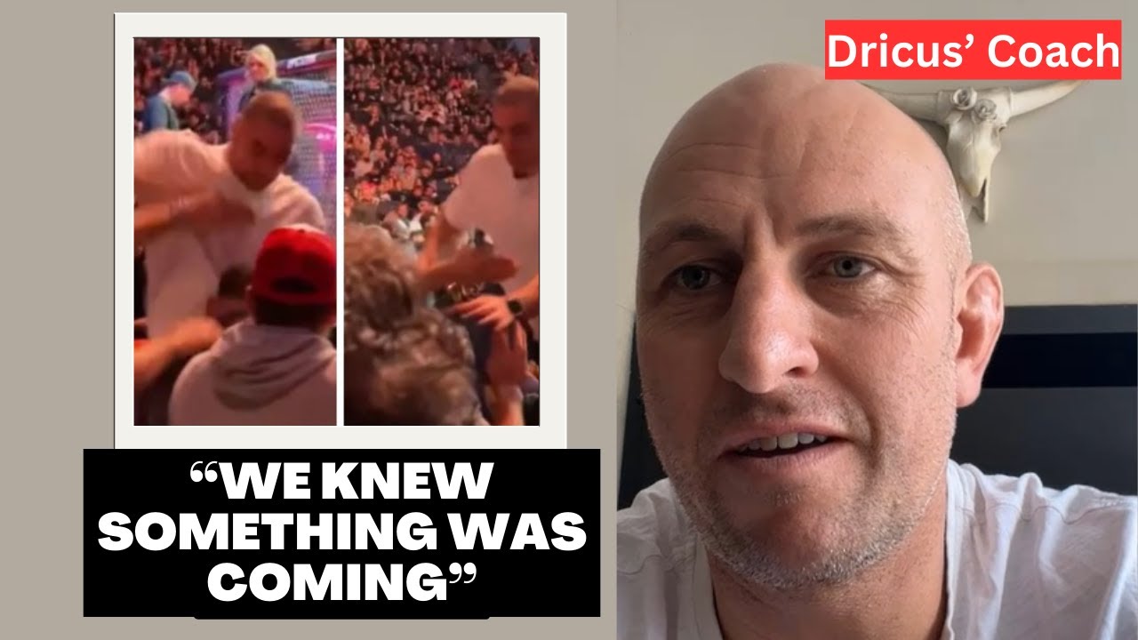 Dricus Du Plessis Coach Discusses Crowd Brawl With Sean Strickland At