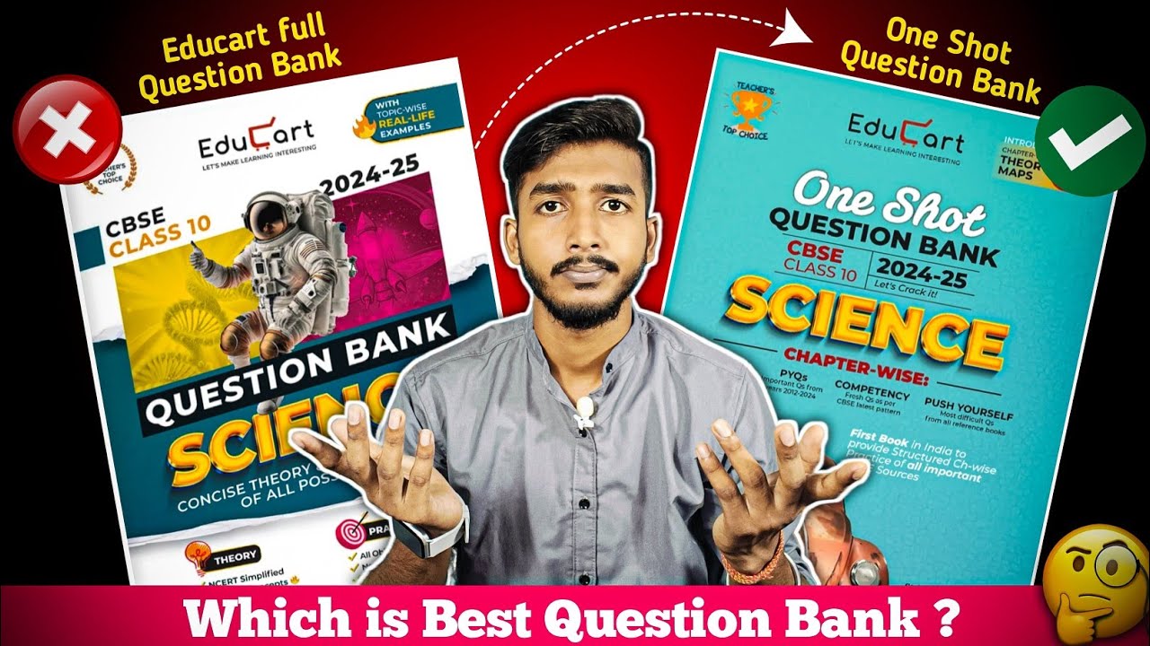 Educart Question Bank vs Educart One Shot Question Bank | Comparision ...