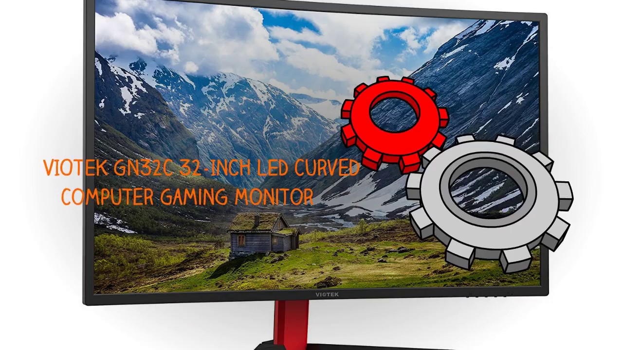 VIOTEK GN32C 32 Inch LED Curved Computer Gaming Monitor On Review - YouTube