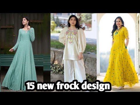 New frock design 2024 | Latest frock design | Summer simple designing ...