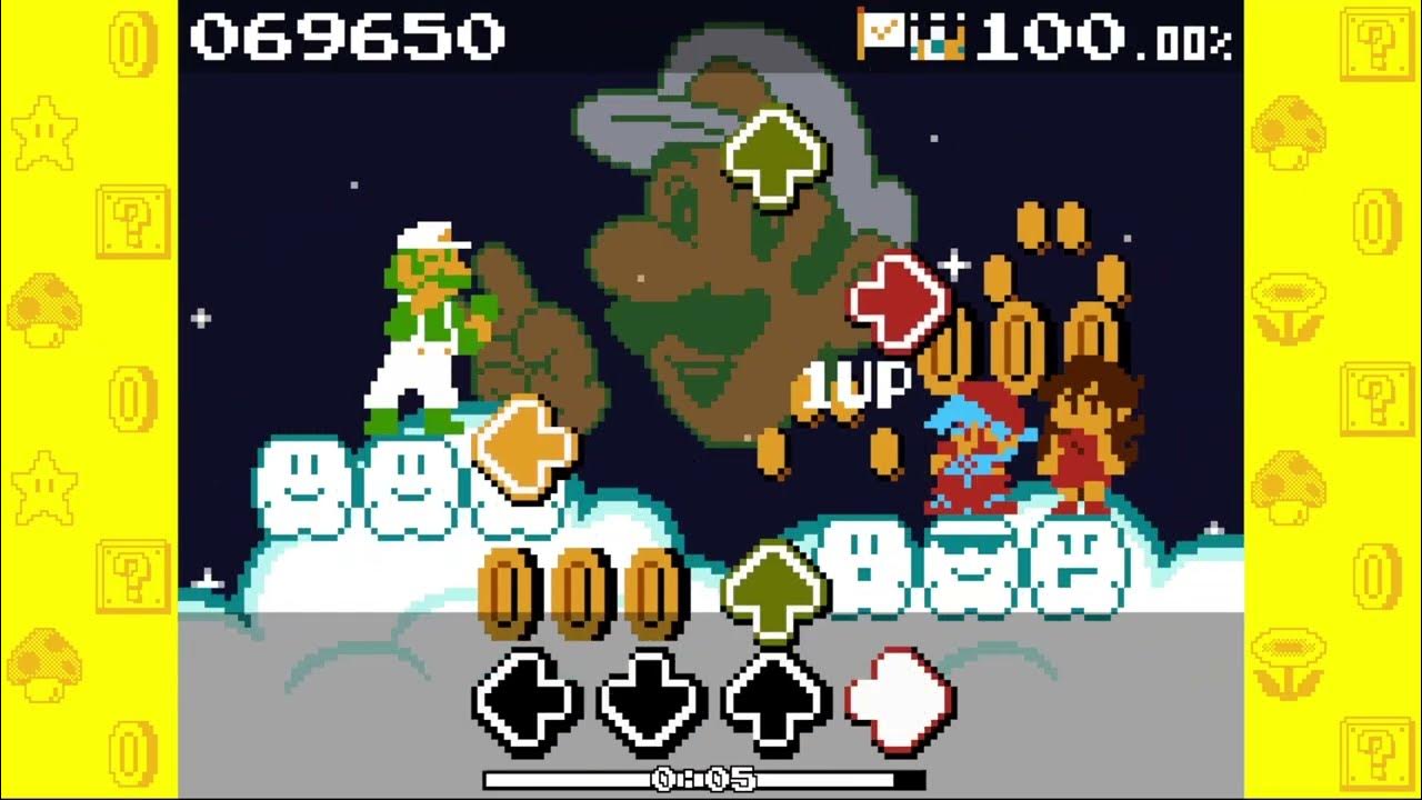 Fnf Super Mario Bros Funk Mix Advance 2 Player Game Youtube