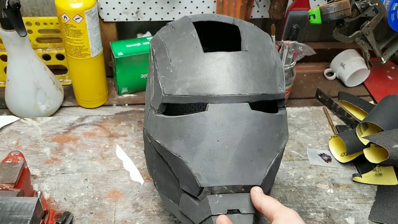 Making an iron Man helmet - Part 1(Assembly) - YouTube