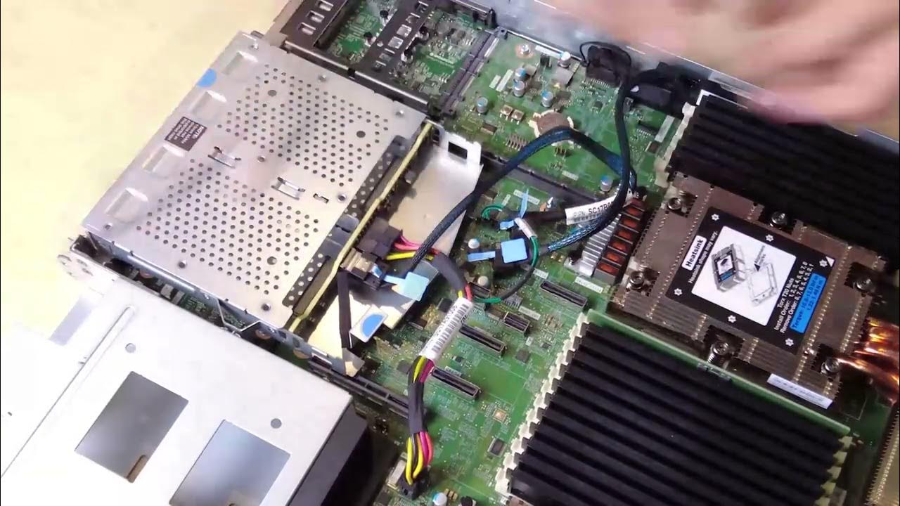 Lenovo Thinksystem Sr645 V3 Installing A Rear 2 5 Inch Drive Backplane Youtube