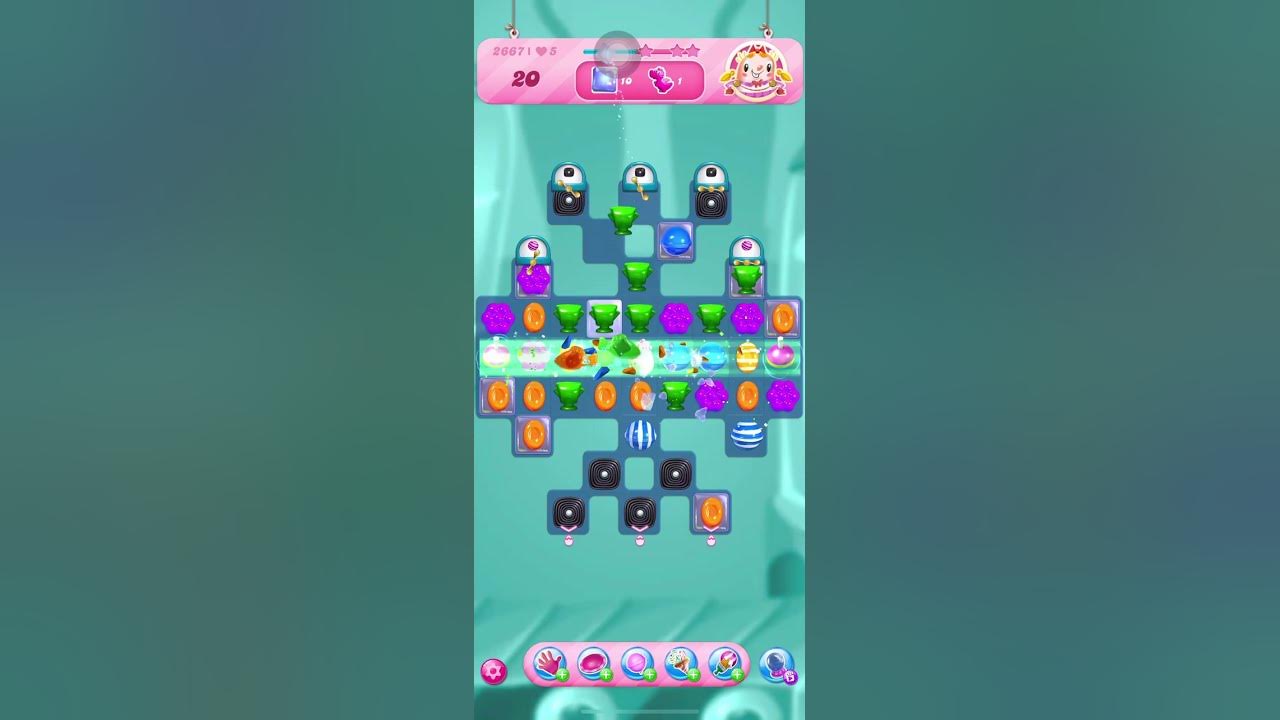 Candy crush saga level 2667 - YouTube