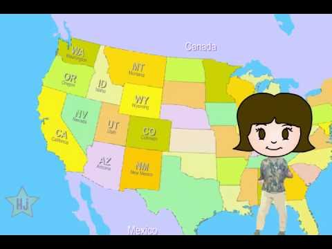 The 50 States Song !!! - YouTube