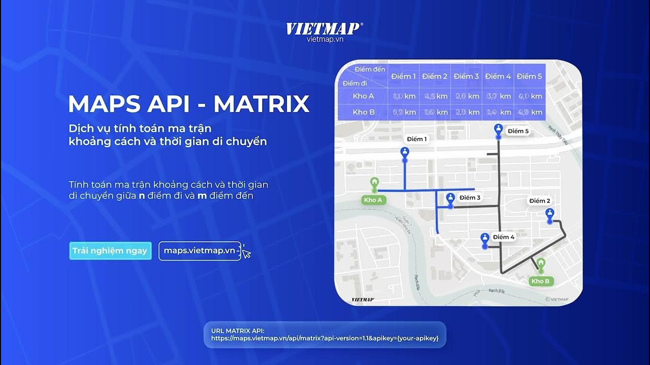 API Matrix - Maps API - YouTube