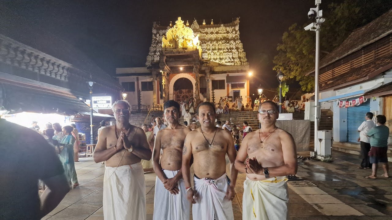 Front side of Shree Padmanabhan Temple of Lord Vishnu in West Nada ...