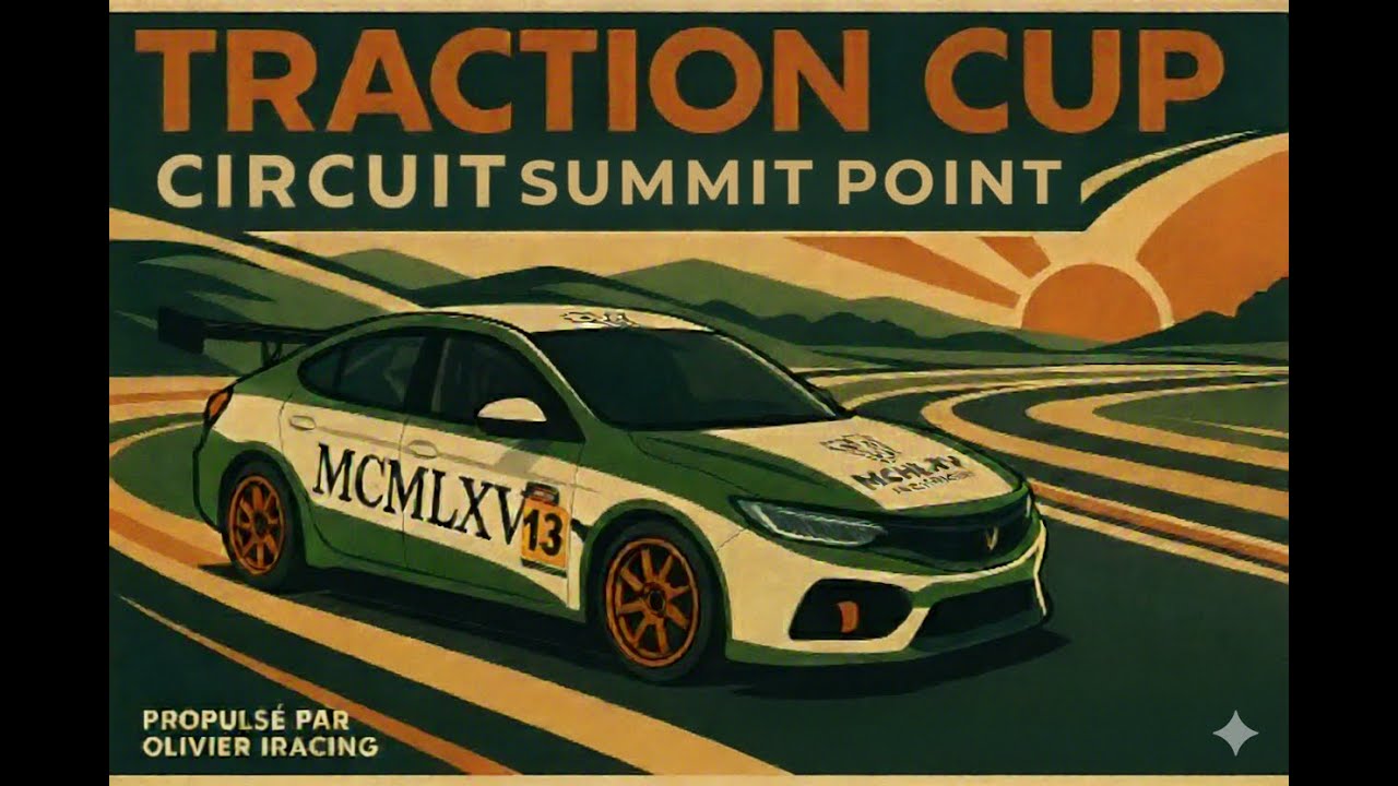 League TRACTION CUP - Circuit Summit Point- version focus sur moi - YouTube