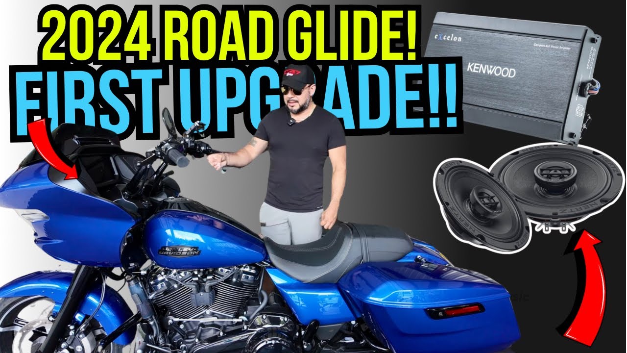 BOOM!!! 2024 Harley Davidson ROAD GLIDE! NEW SPEAKERS AND AMPLIFIER ...