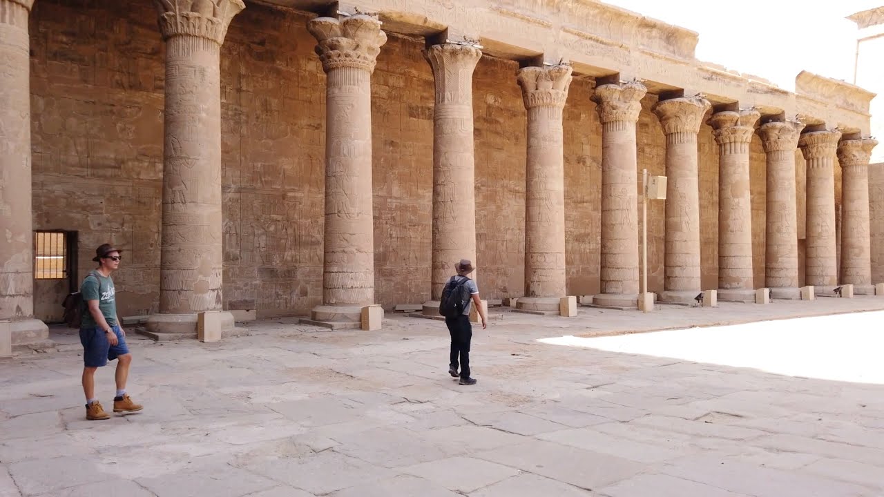 The Massive Dynastic Complex At Edfu Near The Nile In Egypt - YouTube