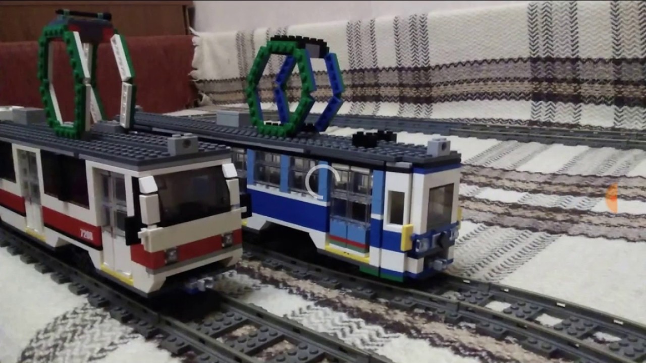 LEGO ТРАМВАИ УТМ 71-405 И 71-402 СПЕКТР-1 (#245) - YouTube