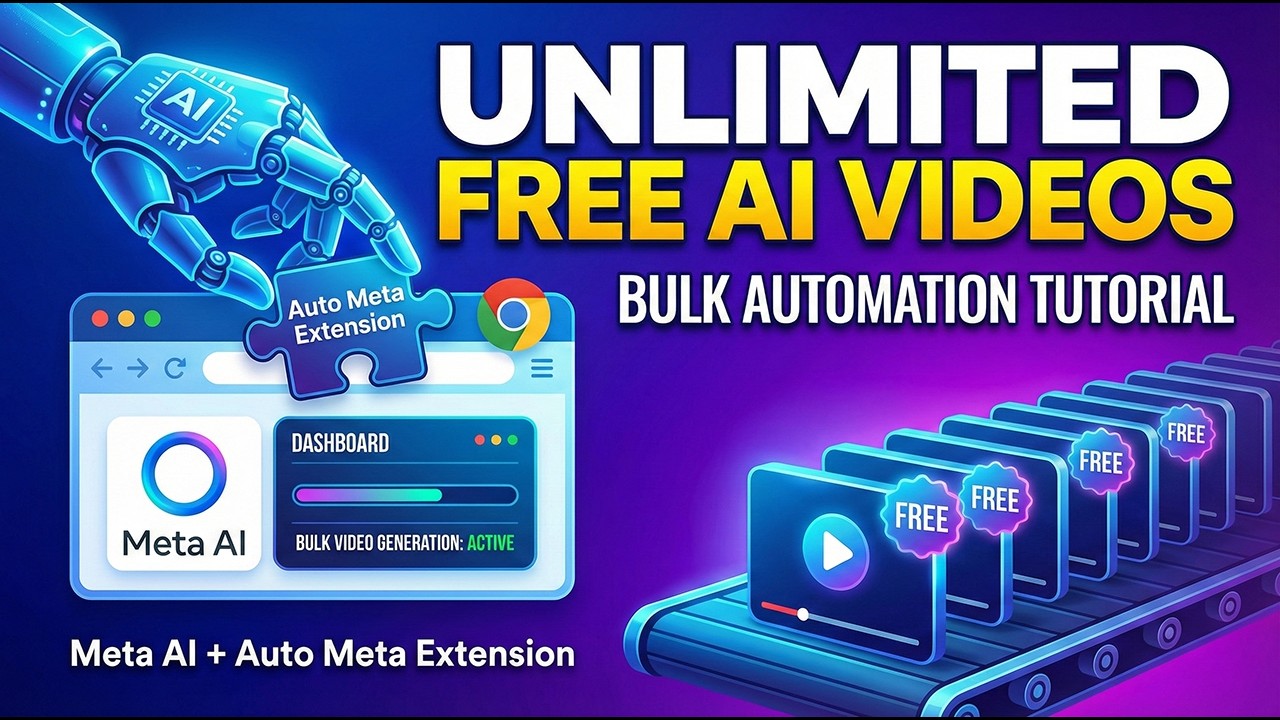 How to Create Unlimited Free AI Bulk Videos with Meta AI & Auto Meta ...
