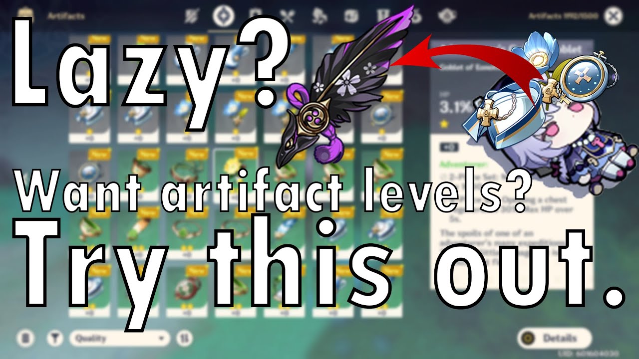 Get 40 Resin of Artifact EXP in 5 minutes! - Shortened Artifact Route ...