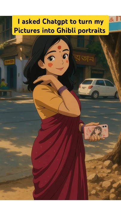 I asked Chatgpt to turn my pictures into Ghibli portraits ️#Ghibli # ...