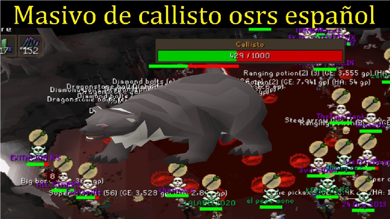 Masivo de Callisto OSRS español - YouTube