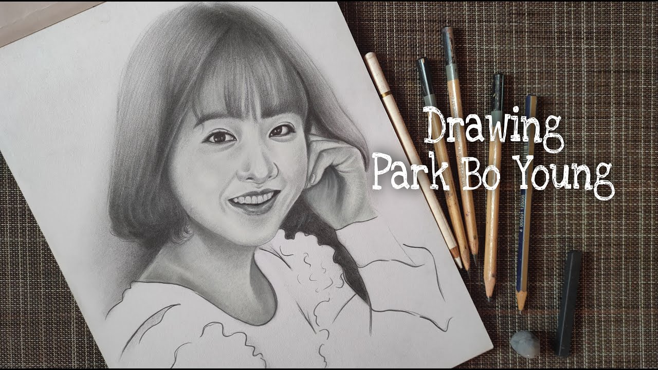 Realistic Drawing/Strong Girl Do Bong Soon/Park Bo Young - YouTube
