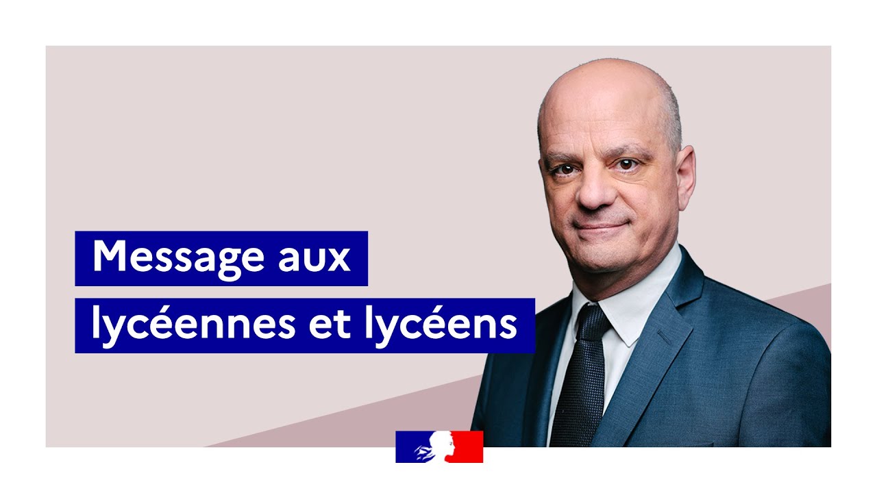 Baccalauréat : message aux lycéennes et lycéens - YouTube
