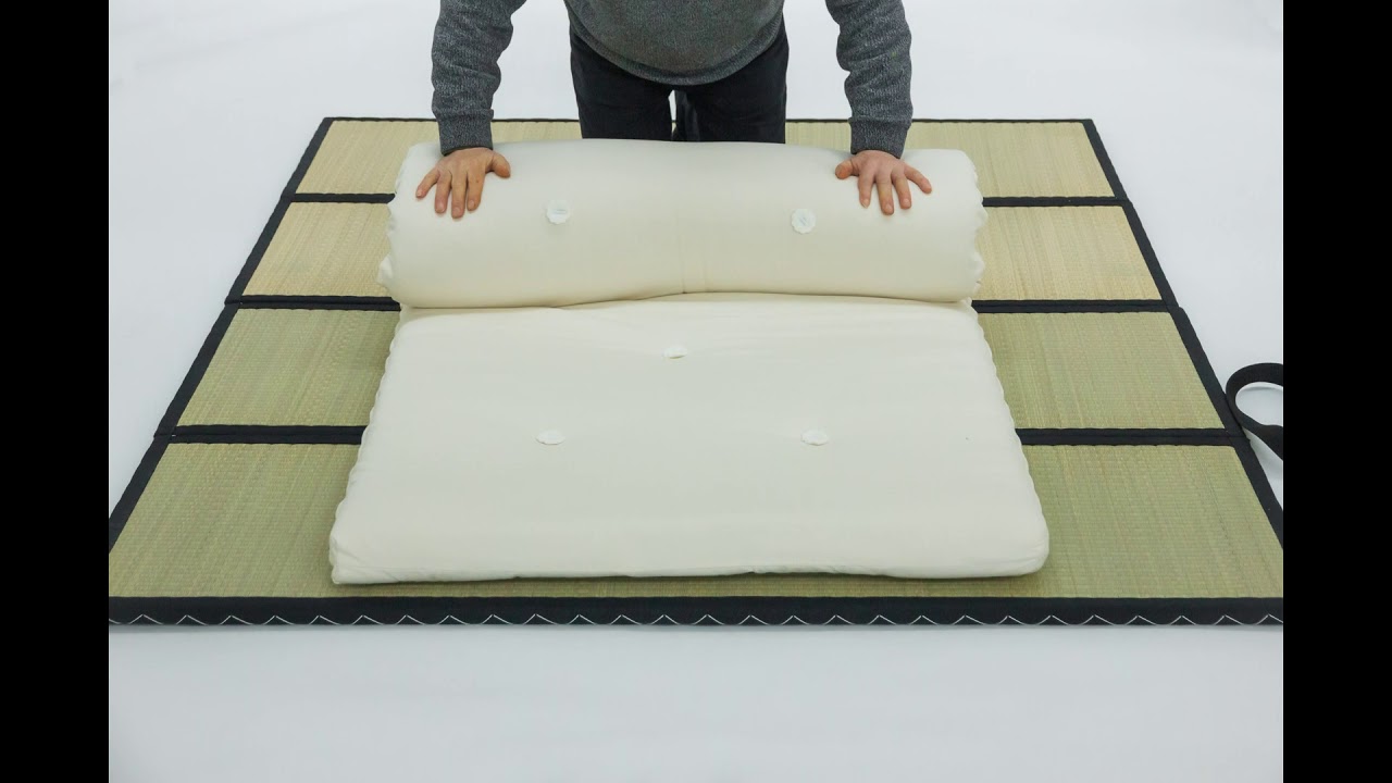Monk Futon Bed Roll at Futons 247 - YouTube
