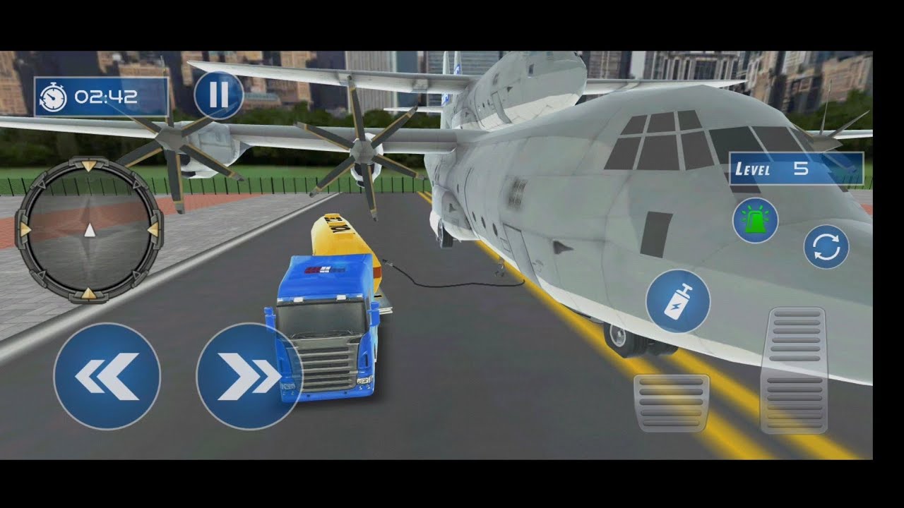 police plene Transport Game play android - YouTube