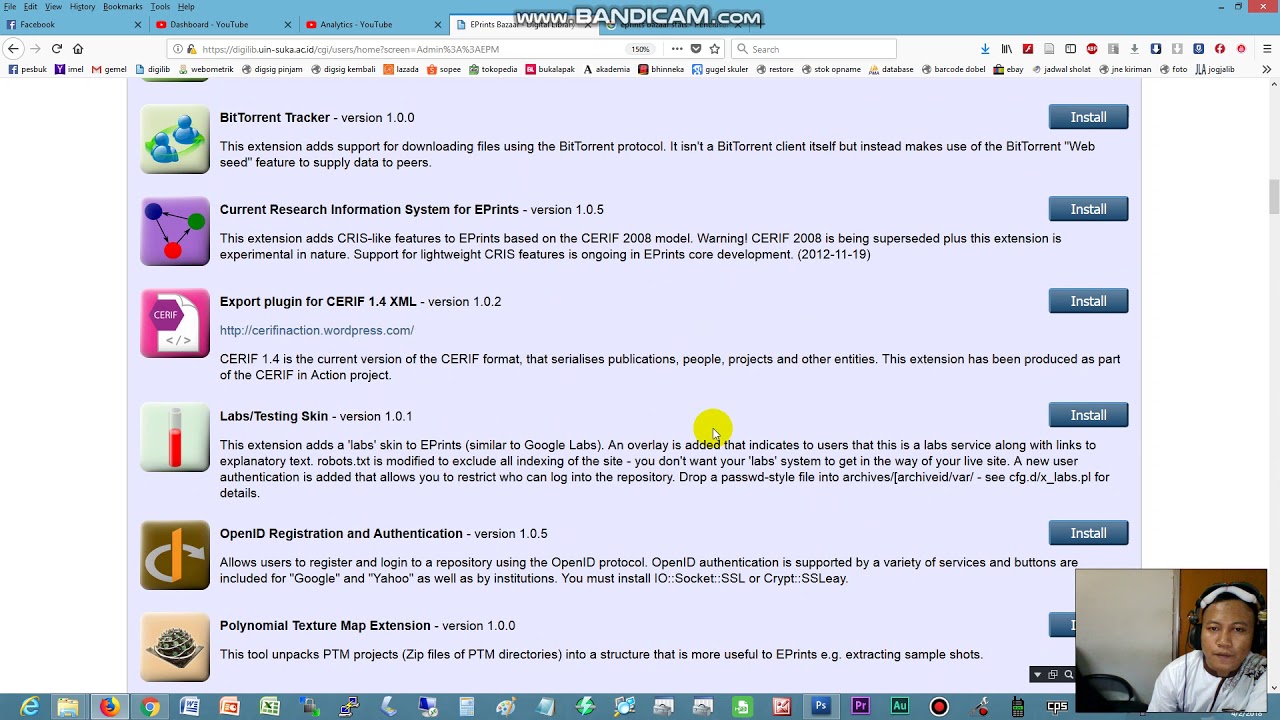 Cara menampilkan statistik pada eprints - IRStats2 (statistical ...