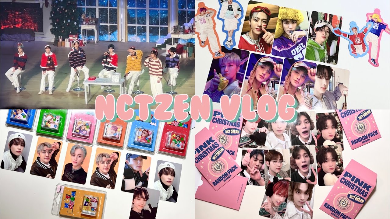 시즈니 브이로그 엔시티 드림 영원하세요ㅣ경희대 평전ㅣ캔디 앨범깡ㅣ자정깡ㅣ오프깡ㅣ크리스마스 랜덤팩ㅣ런드리샵ㅣ디페스타ㅣ준등기깡 반택깡ㅣ잼프 • 젠프 브이로그ㅣnctzen