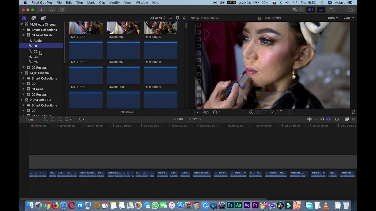 FCPX Tutorial - Editing Video Wedding Part 1- Importing - YouTube
