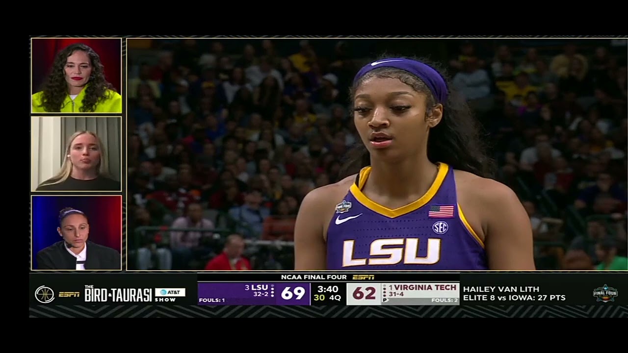 LSU Angel Reese leading the team to National Final 🏆 #angelreese10 #lsu ...