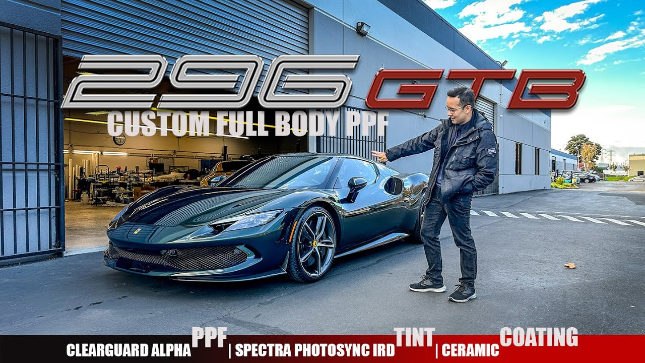 NEW Ferrari 296 GTB (Verde Zeltweg) | FULL BODY PPF, World's Best Tint ...