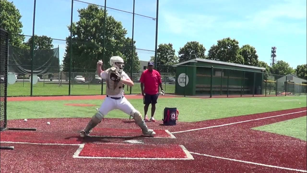 Owen Ferguson Catching - Mid Atlantic Red Sox - Filmed June 2024 - www.PlayInSchool.com - YouTube