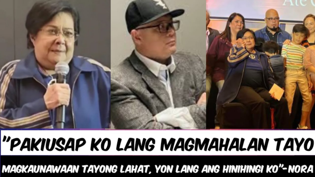 SUPERSTAR NORA AUNOR, EMOSYONAL NA NAKIUSAP SA MGA ANAK NA MAHALIN AT ...